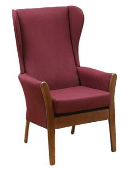 Buxton High Back Easy Chair with Wings - Buckingham Interiors